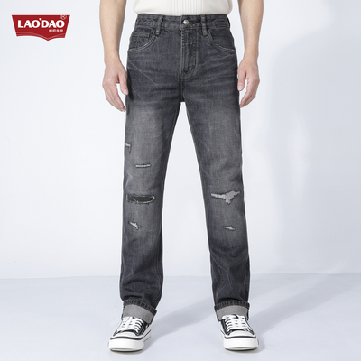 长裤子唠叨牛仔拉链秋冬季