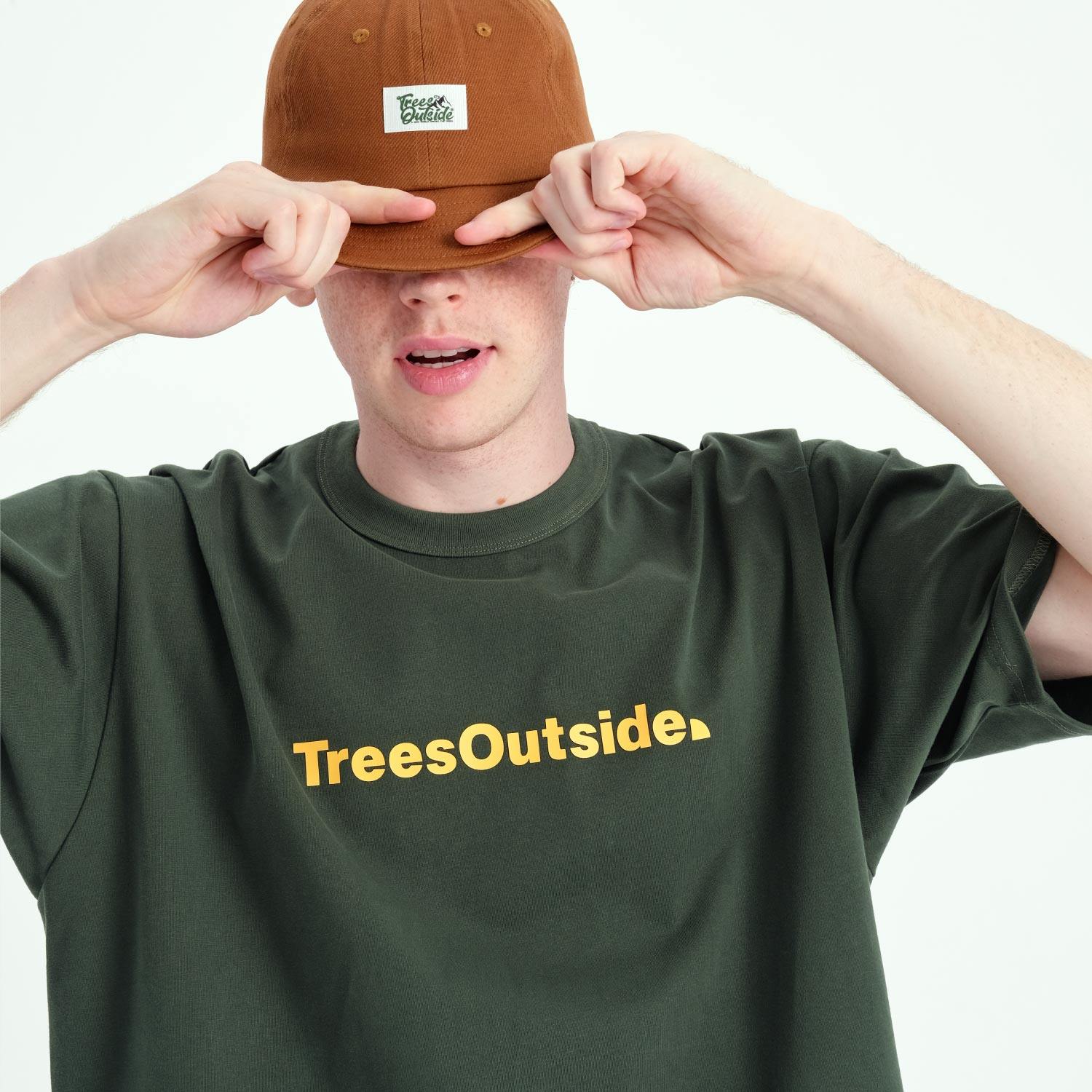 WARMTREES户外系列TressOutside小写LOGO短袖T恤_虎窝淘