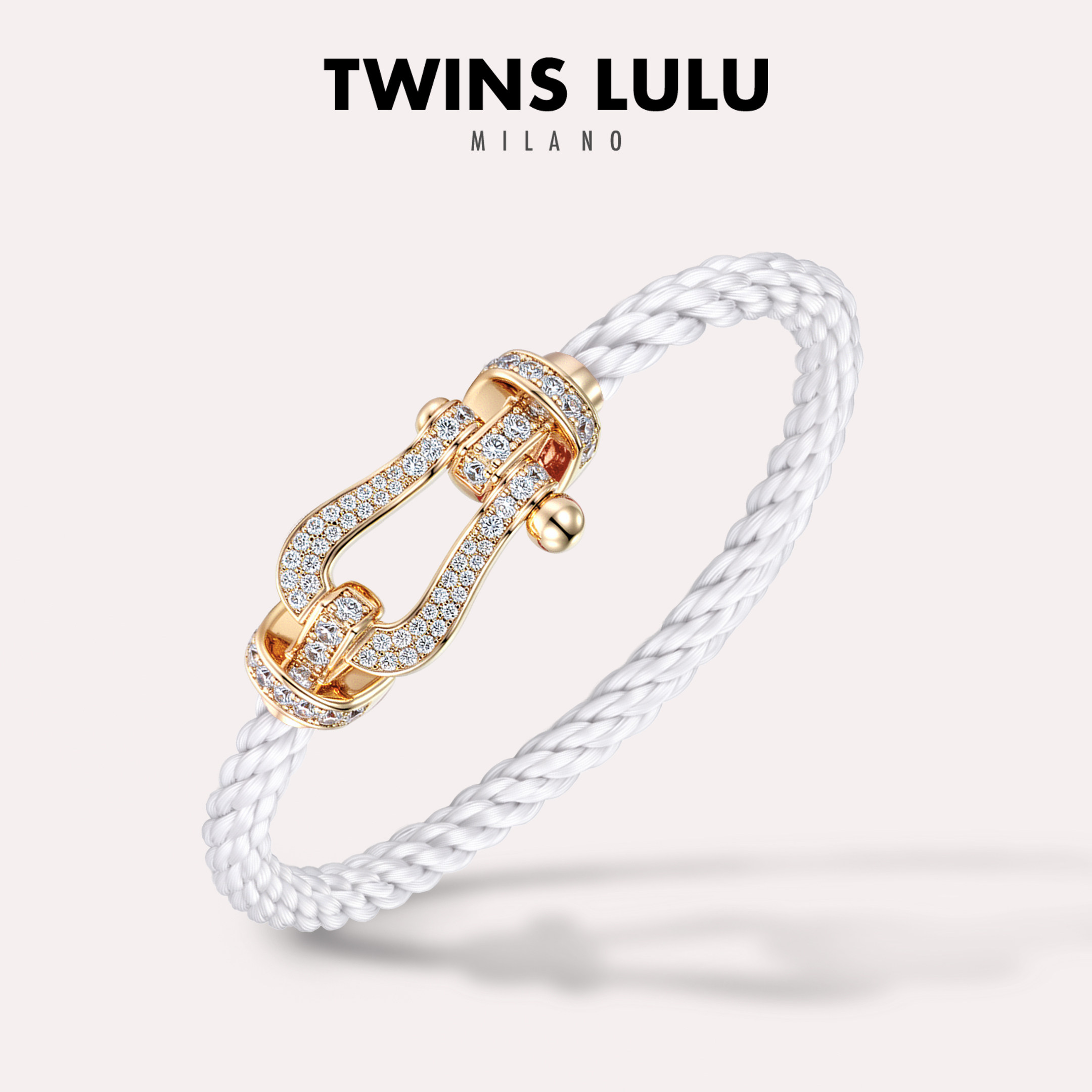 TWINS LULU高定轻奢小众高级感马蹄手链TSS7266