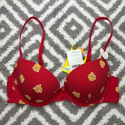 KAKAO莎莎红棉质光面通勤内衣