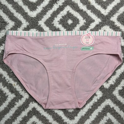 专柜正品漂紫粉红莫代尔舒适内裤
