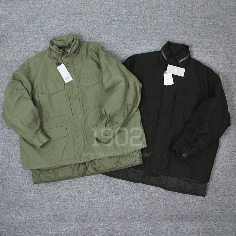 现货 BEAMS 22AW 3WAY M65四袋可拆卸内胆连帽夹克外套余文乐_虎窝淘