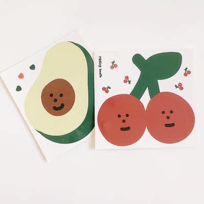 mallingbooth大牛油果装饰贴纸