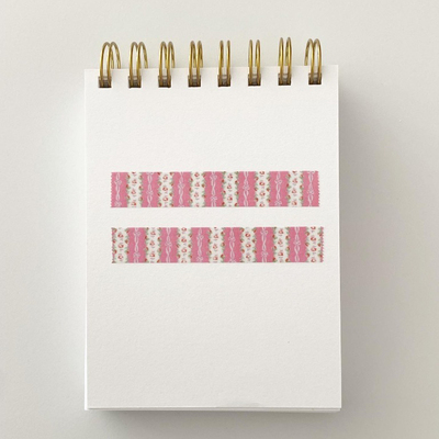 韩国正品popo factory 花朵美纹花纹手帐素材拼贴纸质胶带 Rachel