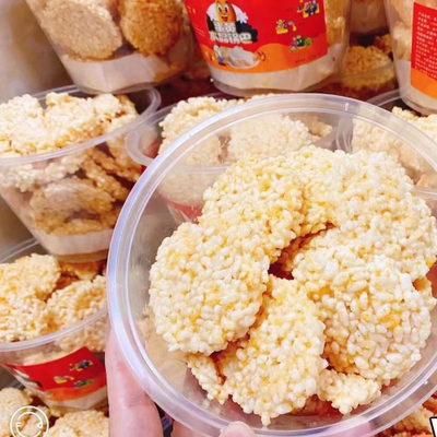 倪家蛋黄水晶锅巴喷香酥脆