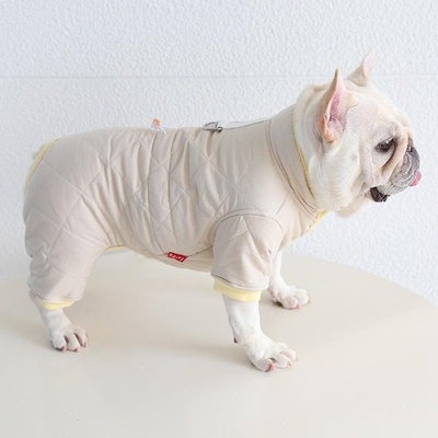 法斗胖猫胖狗秋冬加厚四脚衣