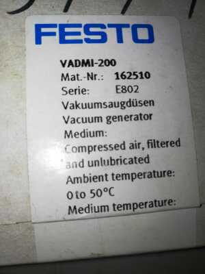 现货原装真空发生器 VADMI-200 货号162510议价