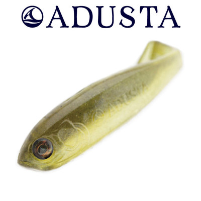 日本原装进口ADUSTA软鱼2寸3寸T尾路亚假饵Penta Shad软饵多色