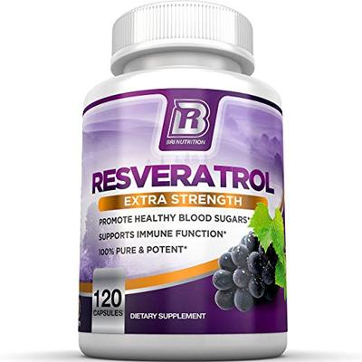 BRI Nutrition Resveratrol - Natural Antioxidant Supplement f