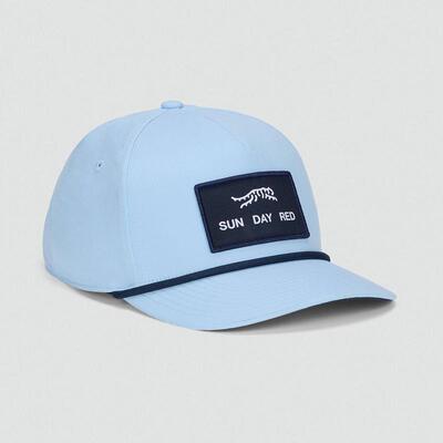 代购sundayred Pioneer老虎伍兹新款男士高尔夫球帽淡蓝色可调节