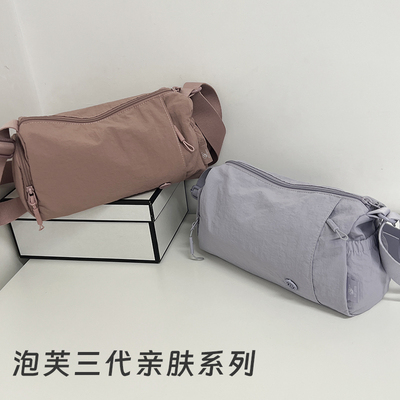 博卜2025新款女士包单肩斜挎尼龙多用包包休闲轻便帆布包通勤包