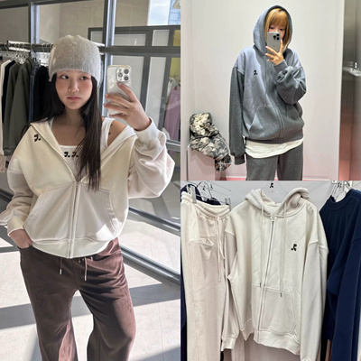 现货 Rest And Recreation 休闲风抓绒连帽卫衣卫裤套装男女款