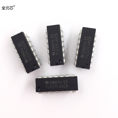 TLC27L4ACN 芯片 运算放大器 直插 封装DIP14 集成电路IC