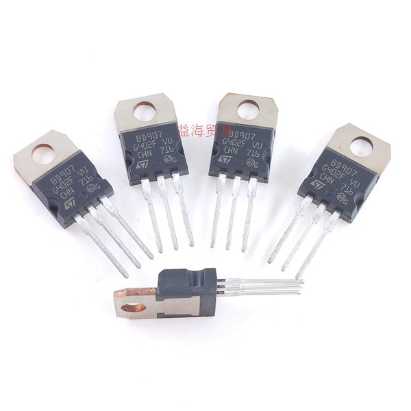 BD907三极管 BD908配对达林顿晶体管全新原装进口直插 TO-220_虎窝淘