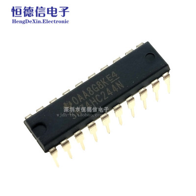 SN74HC244N DIP-20 全新原装进口 八同相三态缓冲器