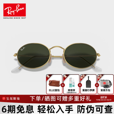 雷朋椭圆形前卫女墨镜