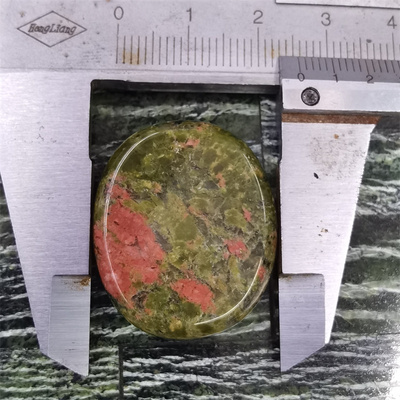 天然石拇指手指按摩石两面平水晶