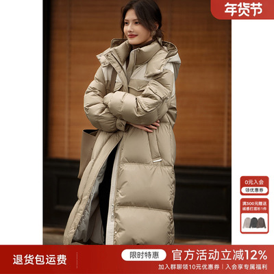 XWI/欣未轻休闲连帽羽绒服女冬