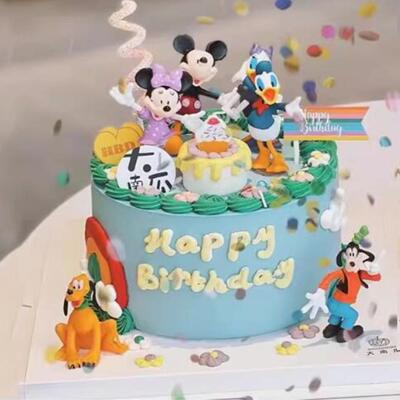 米奇米妮蛋糕装饰米老鼠唐老鸭