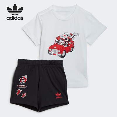 阿迪达斯正品婴童运动套装