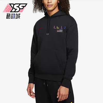 耐克男子印花图案连帽运动卫衣