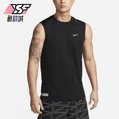 耐克正品跑步T恤男子运动背心