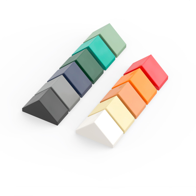 乐高30441x2双斜坡砖黑色