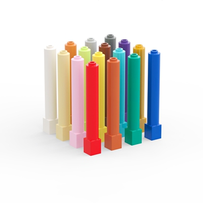 乐高LEGO438881x1x6支柱砖