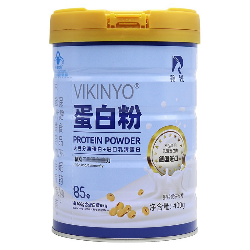 羚锐VIKINYO蛋白粉400g 大豆分离蛋白乳清蛋白粉蛋白质粉85%含量