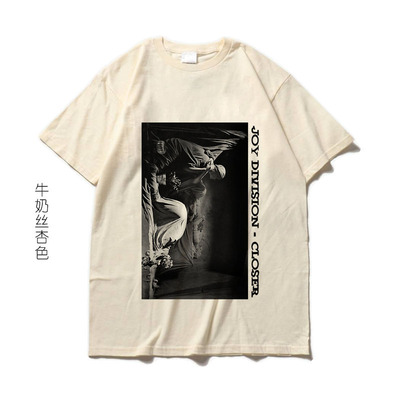 快乐分裂小分队joy-division后朋克数码直喷透气印花青年短袖T恤