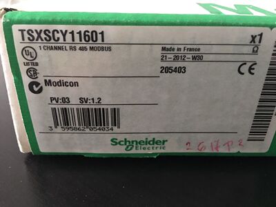 施耐德单通道通讯模块TSXSCY11601全新现货