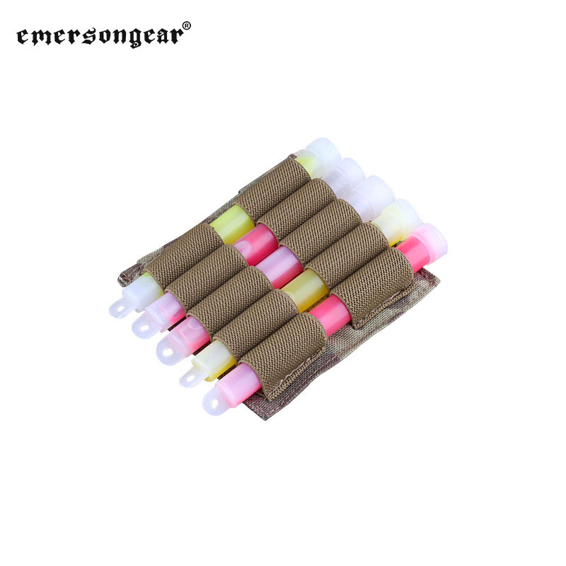 爱默生Emersongear荧光棒便携魔术贴多色战术配件袋松紧带可调节