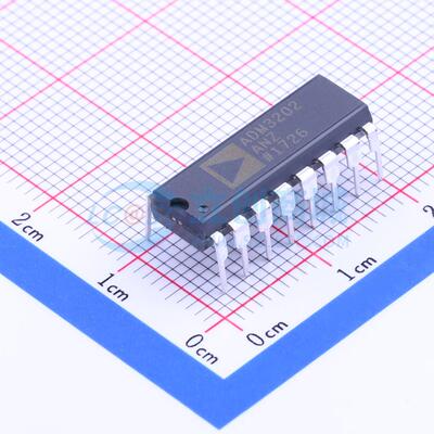 ADM3202ANZ DIP-16 RS232芯片 全新进口原装 元器件BOM配单