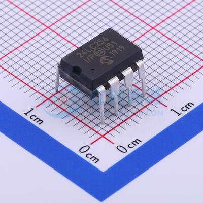 24LC256-I/P PDIP-8 EEPROM 全新原装 元器件BOM配单