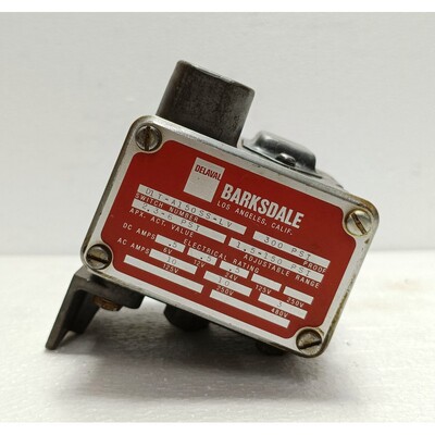 Delaval Barksdale D1T-A150SS-LV Adjustable Pressure Switch R
