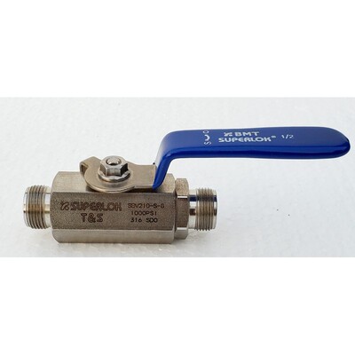 BMT SUPERLOK 1/2'' SBV210-S-8 SS316 BUTTERFLY HANDLE MANUAL