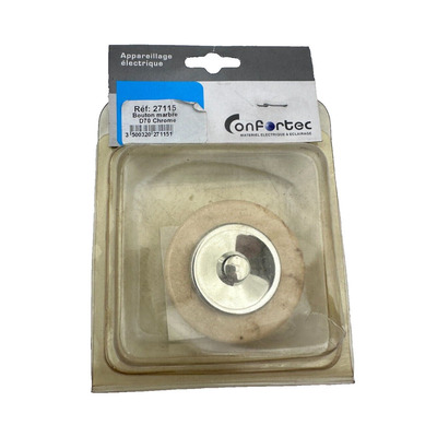CONFORTEC 27115 BOUTON MARBRE D70 CHROME BOUTON DE SONNETTE