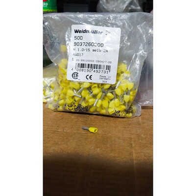 Weidmüller 9037260000 2 线端套圈 1 毫米 2 端子连接器 Transd