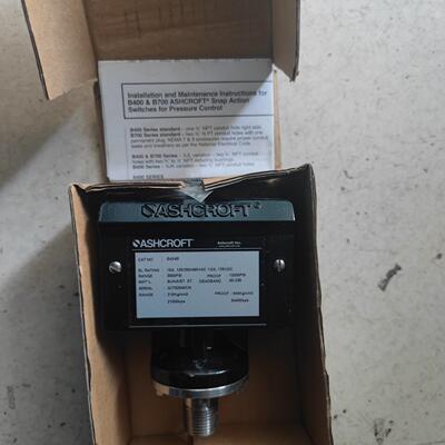 B424B 压力开关传感器 ASHCROFT工控工业器件议价维修