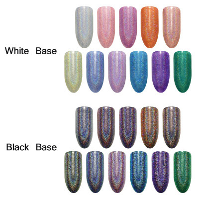 镭射偏光不可剥指甲油