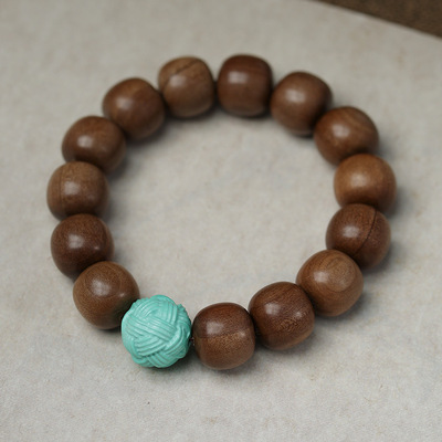 偏区老山檀香老型珠黑肉南红菱镁