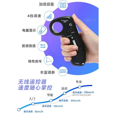 DNASKATE电动滑板M1四轮车男女成年人小型电滑板便携代步上班