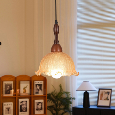 新款中古饭厅吊灯覆古温馨氛围感餐桌吧台冰裂纹创意设计吊灯P271