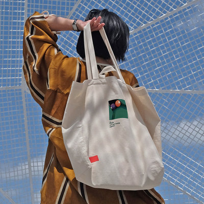 treblez新款原创设计纯棉帆布包