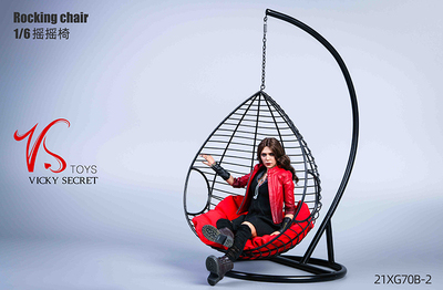 摇摇椅可配兵人偶模型场景1/6
