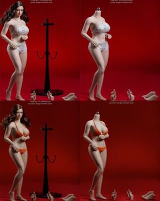 女兵人包胶S38A丰腴型女素体1/6