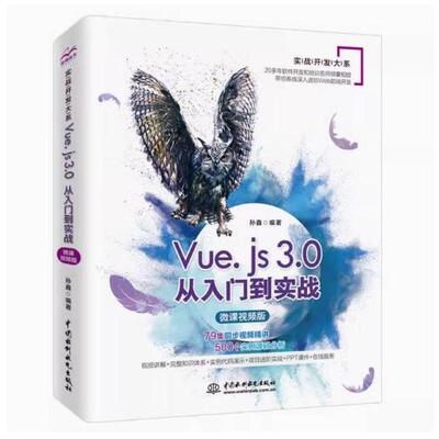二手Vue.js3.0从入门到实战 孙鑫 中国水利水电出版社