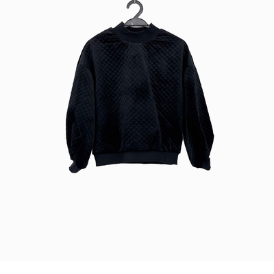 加薄绒半高领休闲卫衣套装女