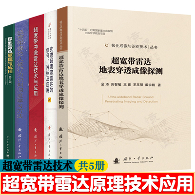 超宽带雷达地表穿透成像探测+雷达信号目标+超宽带冲激雷达技术+人体行为识别深度学习方法+探地雷达原理与应用 超宽带雷达技术