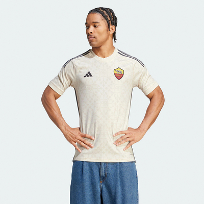 Adidas阿迪达斯ROMA A JSY罗马球迷版客场足球运动短袖球衣IK7168